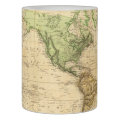 Vintage Map of The World (1831) Flameless Candle | Zazzle