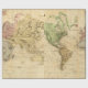 Vintage Map of The World (1831) Wrapping Paper | Zazzle