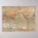 Vintage Map of The World (1870) Poster | Zazzle