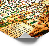 Vintage Map of Transylvania Poster | Zazzle