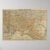 Vintage Map of Ukraine (1918) Poster | Zazzle