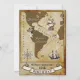 Vintage Map Pirate Birthday Party Invitations | Zazzle