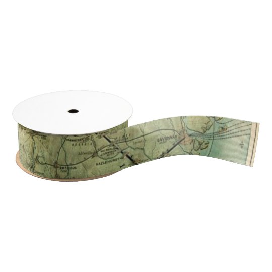 Vintage Map Ribbon | Zazzle.com