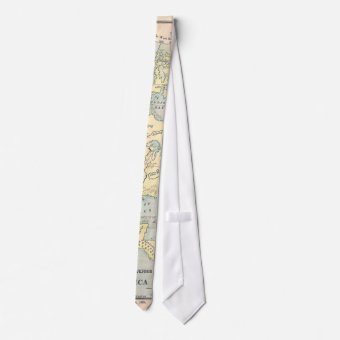 Vintage Map Tie | Zazzle