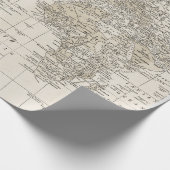 Vintage Map Wrapping Paper | Zazzle