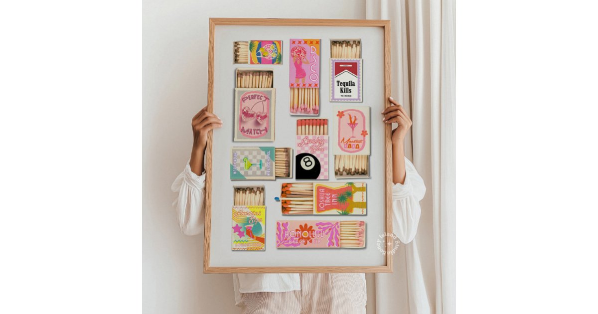 Vintage Matchbox Poster | Zazzle