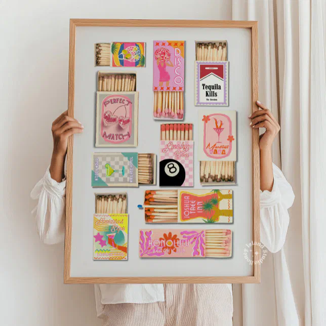 Vintage Matchbox Poster | Zazzle