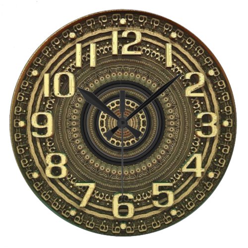 Vintage Mechanical Face Large Clock – The Rustic Clock