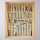 Antique medical instruments poster | Zazzle.com
