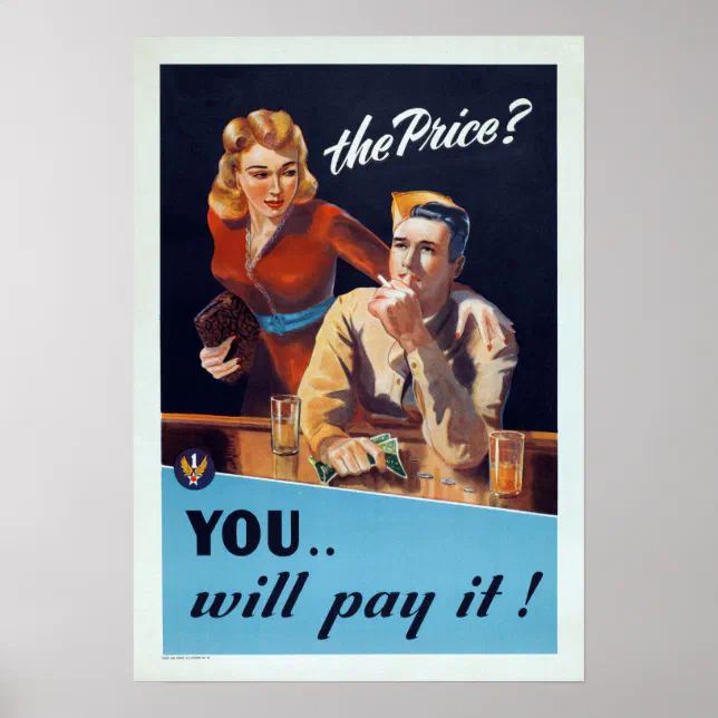 Vintage Medical Syphilis Disease Poster | Zazzle