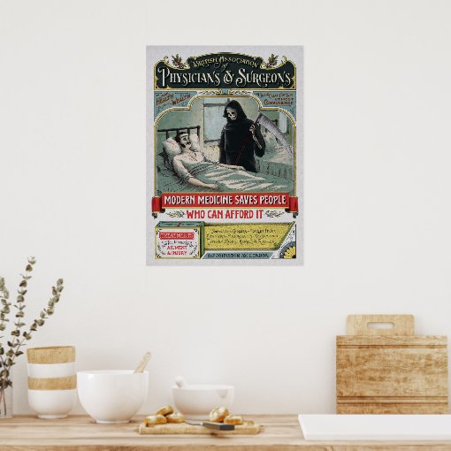 Vintage Medicine Advertisement Art Poster | Zazzle