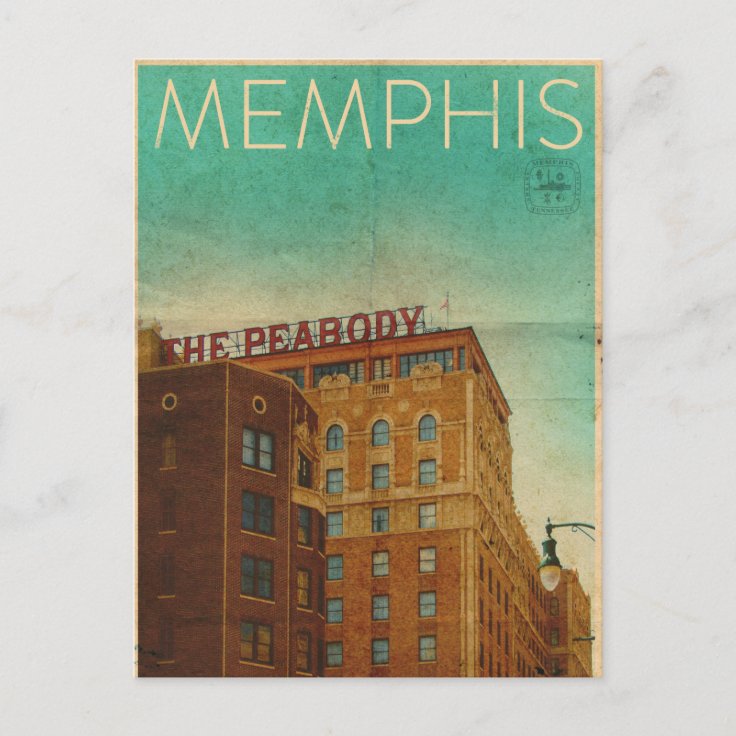 Vintage Memphis Travel Postcard | Zazzle