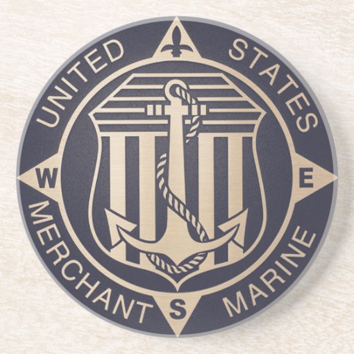 Vintage Merchant Marine Coasters | Zazzle