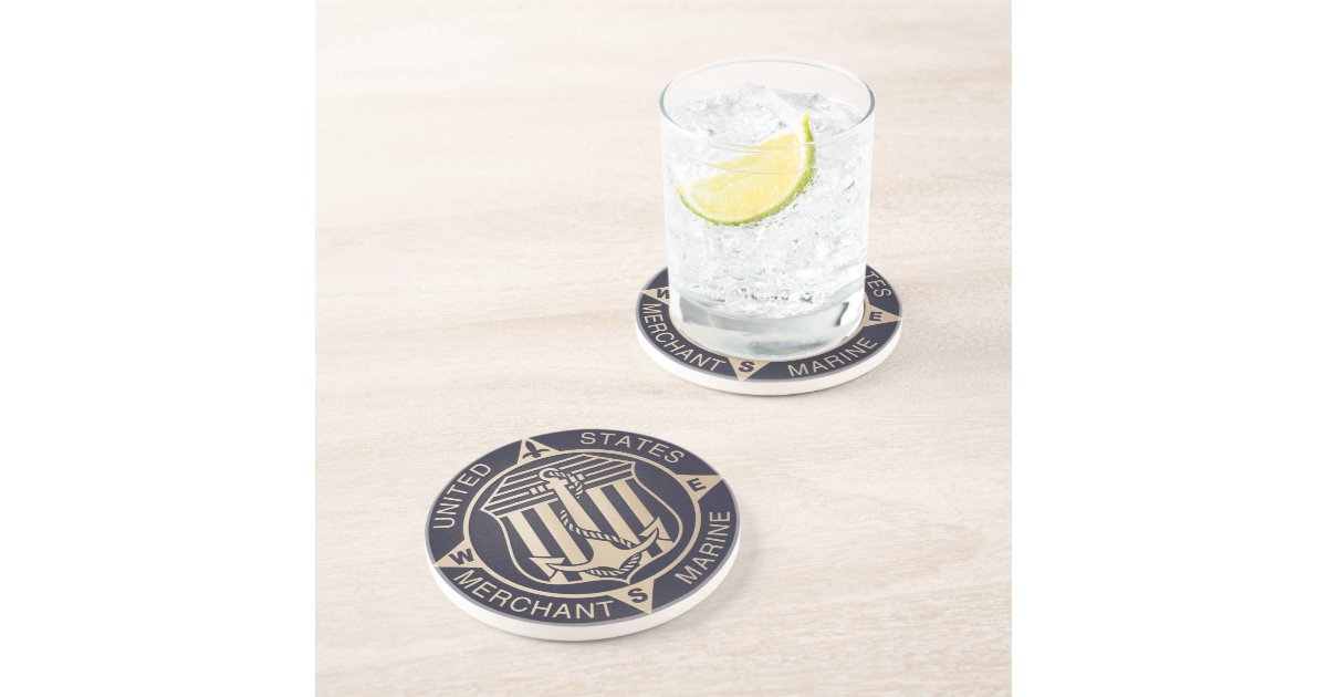Vintage Merchant Marine Coasters | Zazzle