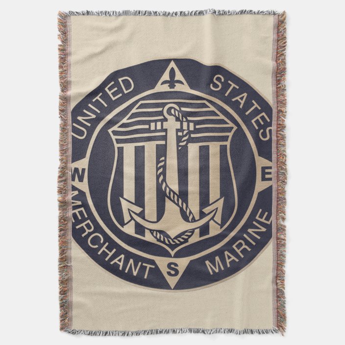 Vintage Merchant Marine Throw Blanket | Zazzle.com
