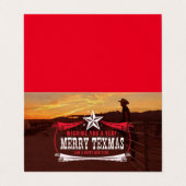 Vintage Merry Texmas Cowboy Christmas Card | Zazzle