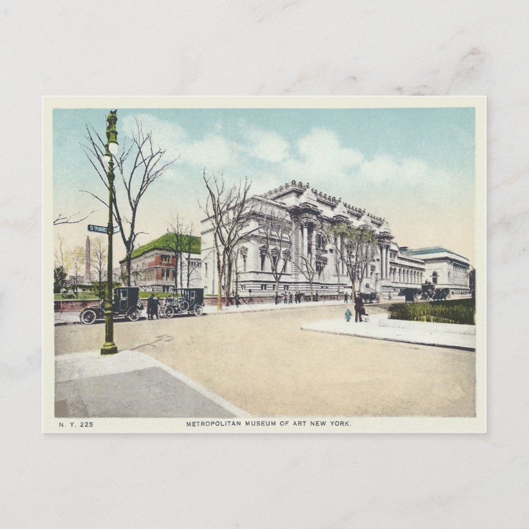 Vintage Metropolitan Museum, New York City, NY Postcard | Zazzle