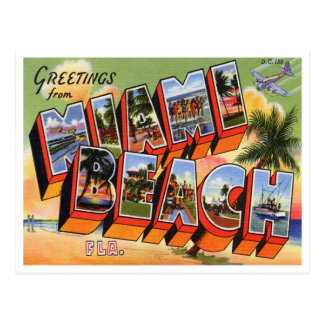 Vintage Beach Postcards | Zazzle