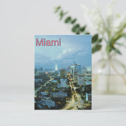 Vintage Miami, Florida, USA - Postcard | Zazzle