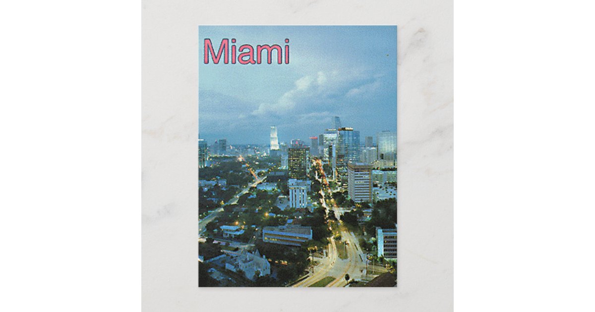 Vintage Miami, Florida, USA - Postcard | Zazzle