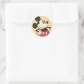 Vintage Mickey Classic Round Sticker | Zazzle