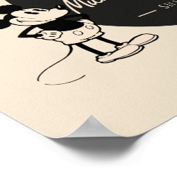 Vintage Mickey & Minnie Poster | Zazzle