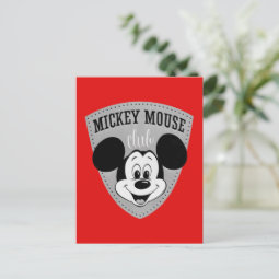 Vintage Mickey Mouse Club Postcard | Zazzle