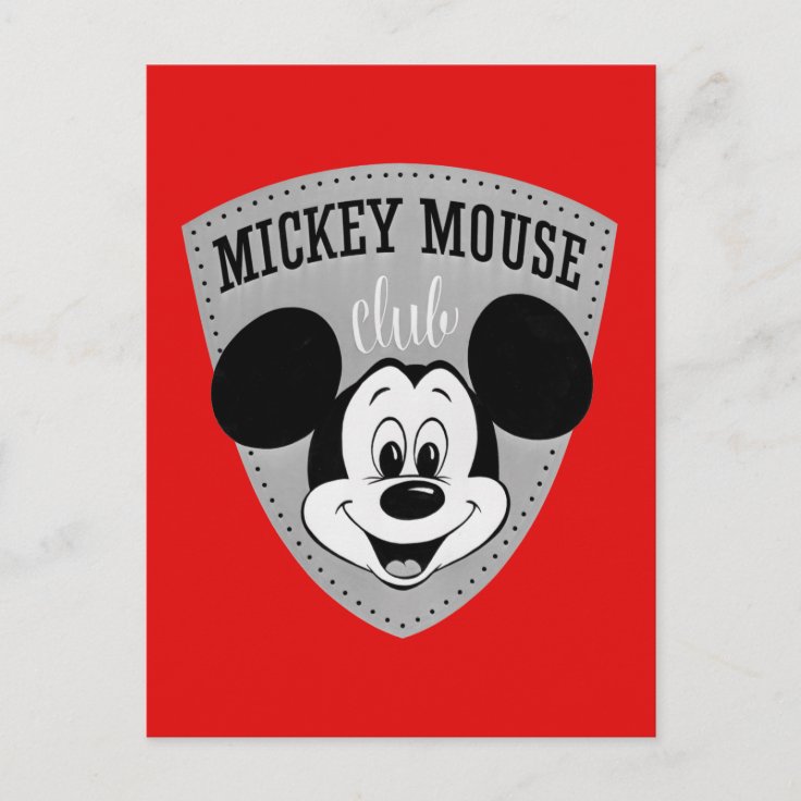 Vintage Mickey Mouse Club Postcard | Zazzle