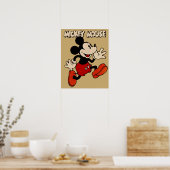 Vintage Mickey Mouse Poster | Zazzle