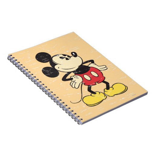 Vintage Mickey Notebook | Zazzle