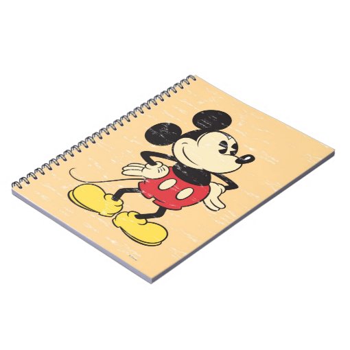 Vintage Mickey Notebook | Zazzle