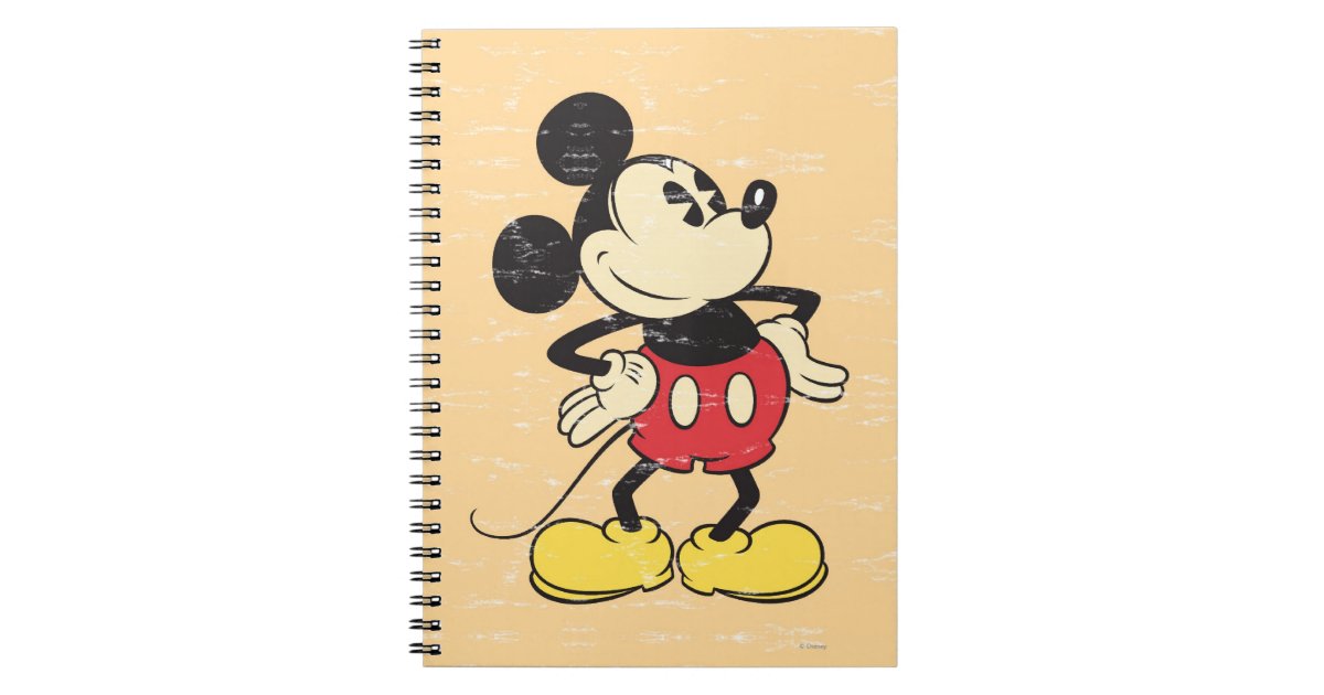 Vintage Mickey Notebook | Zazzle