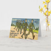 Vintage Military Basic Training Card | Zazzle