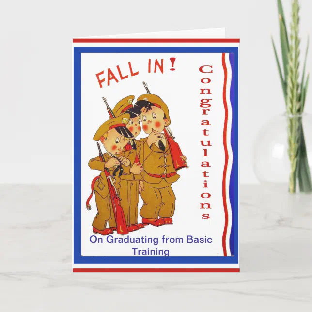 Vintage Military Congratulations Military Card | Zazzle