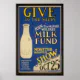 Vintage Milk Poster | Zazzle