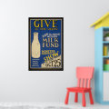 Vintage Milk Poster | Zazzle