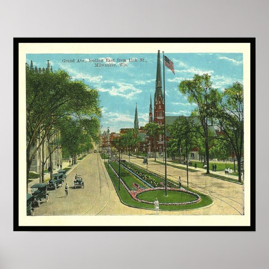 Vintage Milwaukee Poster | Zazzle.com