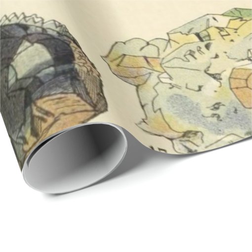 Vintage Minerals Rocks Geology Wrapping Paper | Zazzle