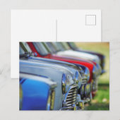Vintage mini cooper cars automobile postcard | Zazzle