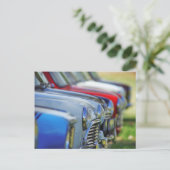 Vintage mini cooper cars automobile postcard | Zazzle