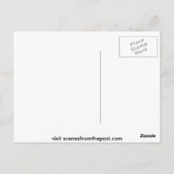 Vintage Mischief Brand Label Postcard | Zazzle