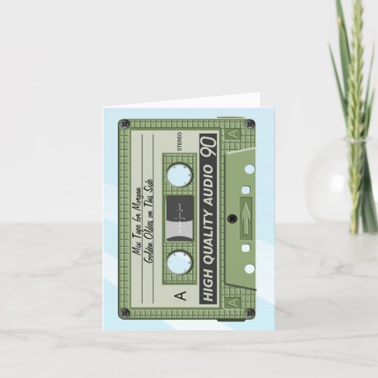 Vintage Mixtape Cassette Birthday Card | Zazzle.com
