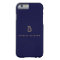 VINTAGE MODERN GOLD and NAVY INITIAL MONOGRAM LOGO Case-Mate iPhone ...