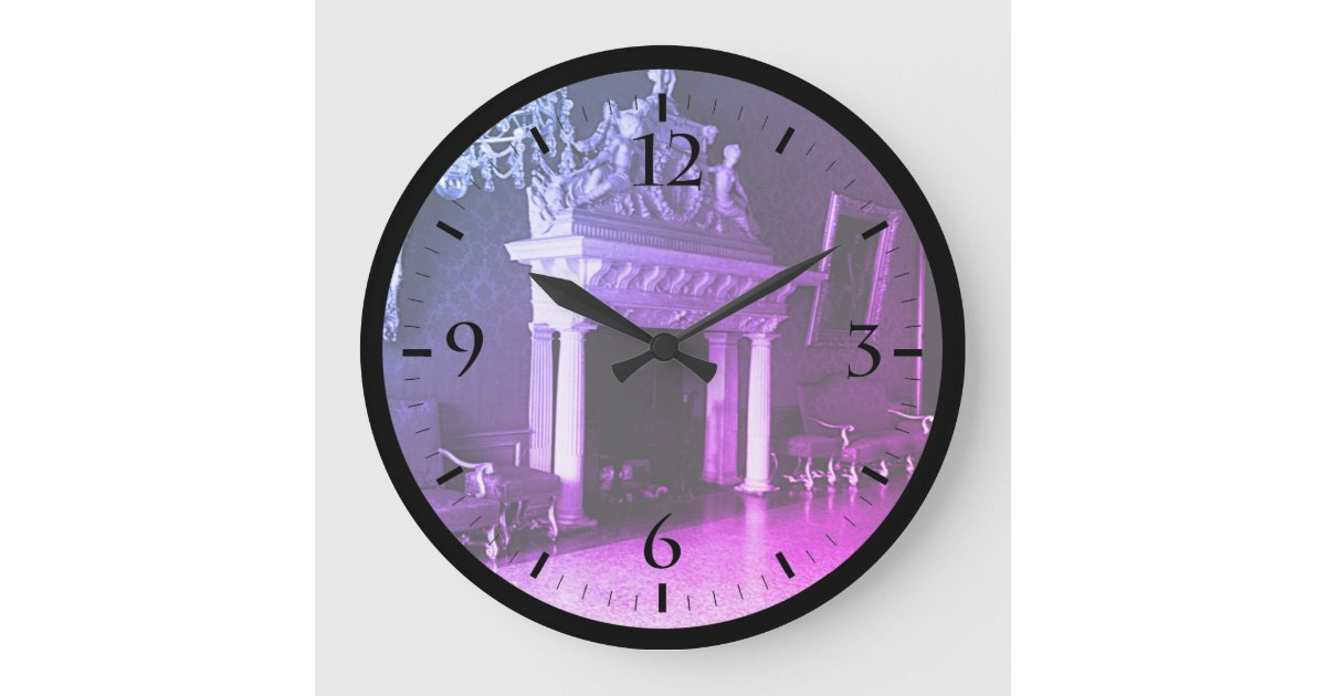 Vintage Monaco Prince's palace Thron Room Watch Large Clock | Zazzle