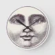 Vintage Moon Face Wall Clock | Zazzle