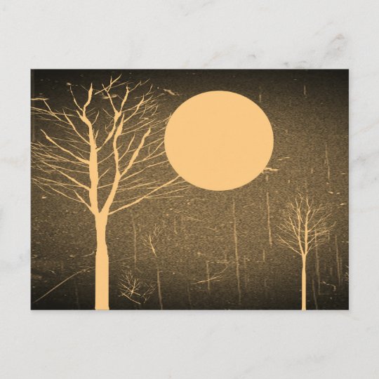 Vintage Moon night postcards | Zazzle.com