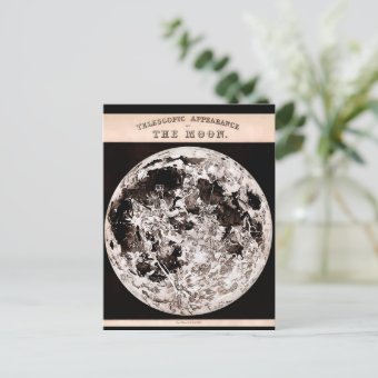 Vintage Moon Postcard | Zazzle