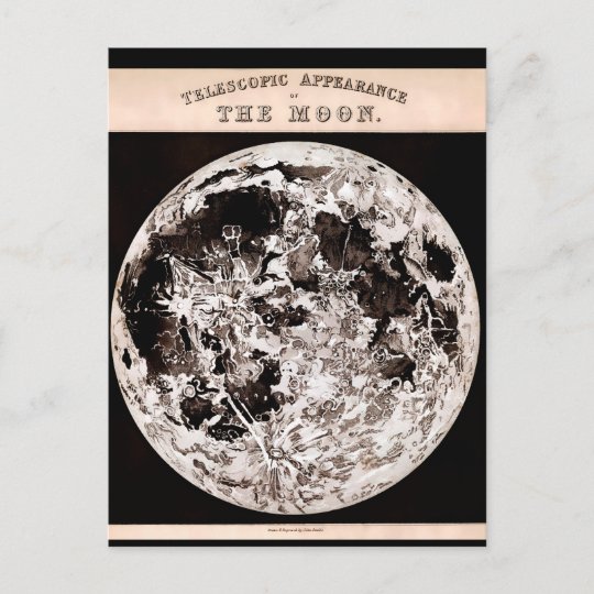 Vintage Moon Postcard | Zazzle.com