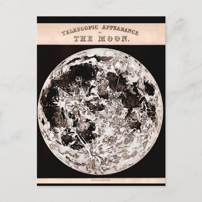 Vintage Moon Postcard | Zazzle.com