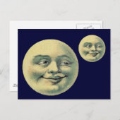 Vintage Moon Postcard | Zazzle